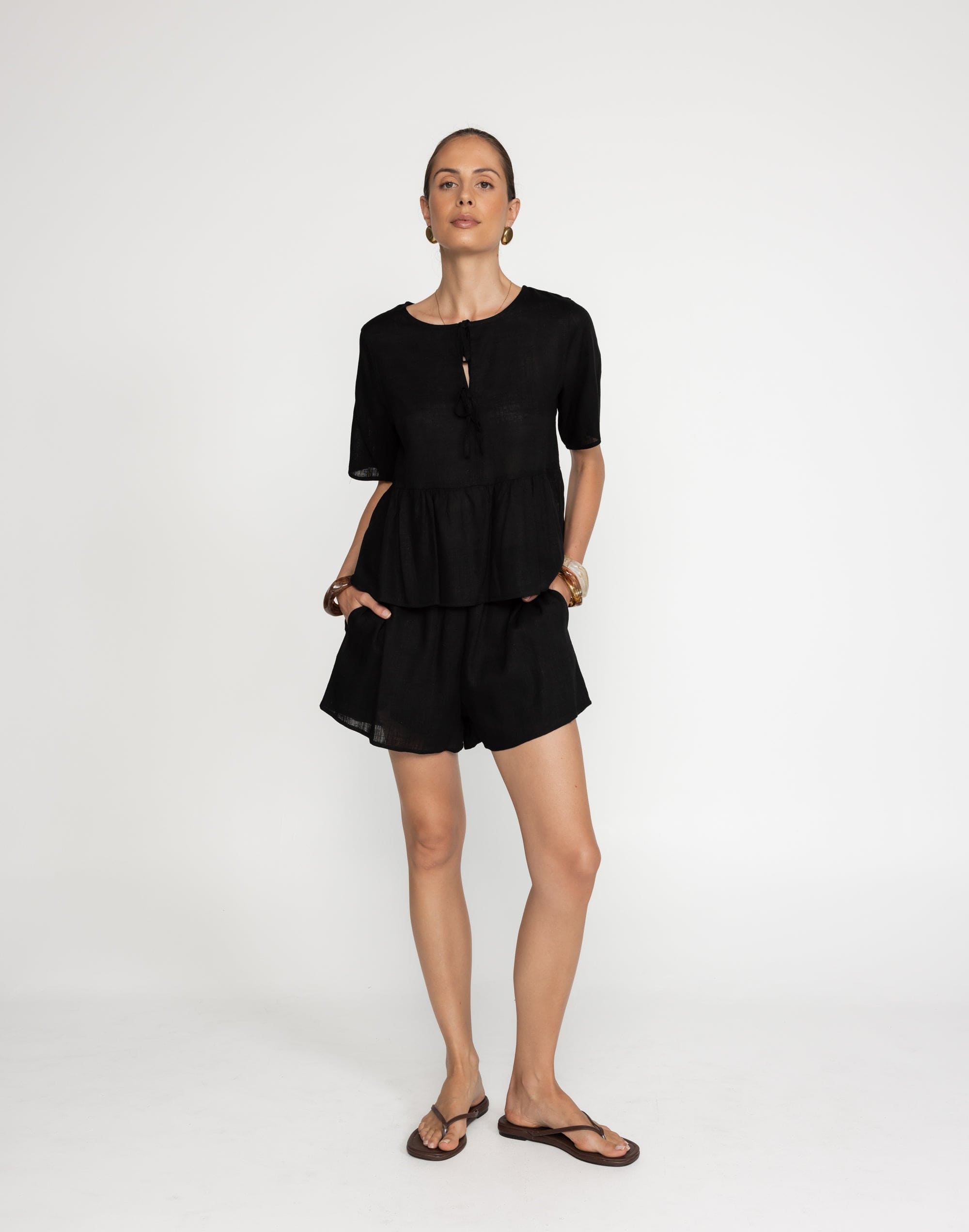 Rachel Shorts (Black) – CHARCOAL